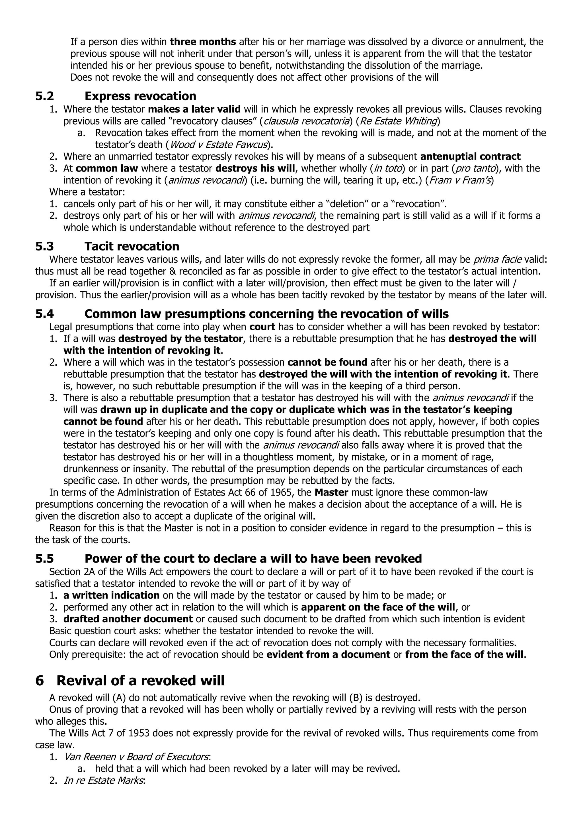 Law of succession-Notes for students studying law | DOC