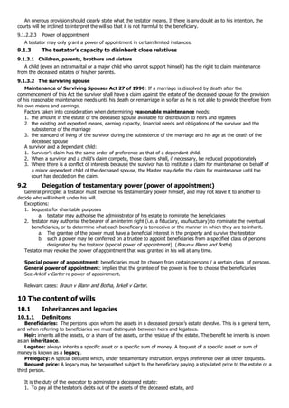 Law of succession-Notes for students studying law | DOC