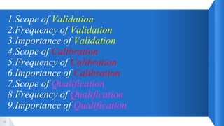 #PHARMACEUTICAL VALIDATION | PPT