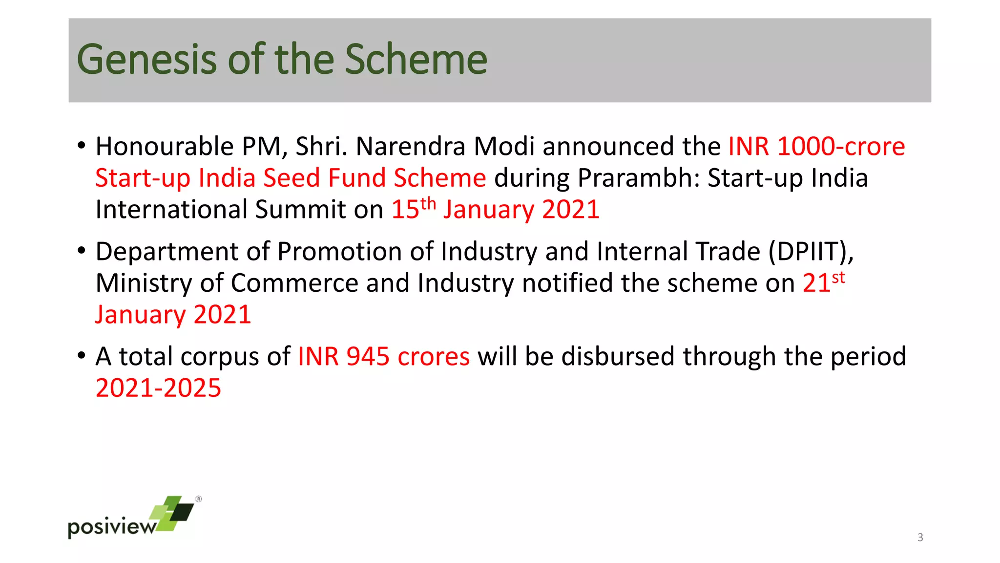 Quick Guide to Start-up India Seed Fund Scheme (SISFS) | PDF