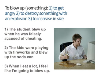 Phrasal Verbs with UP, Part 1 | PPTX