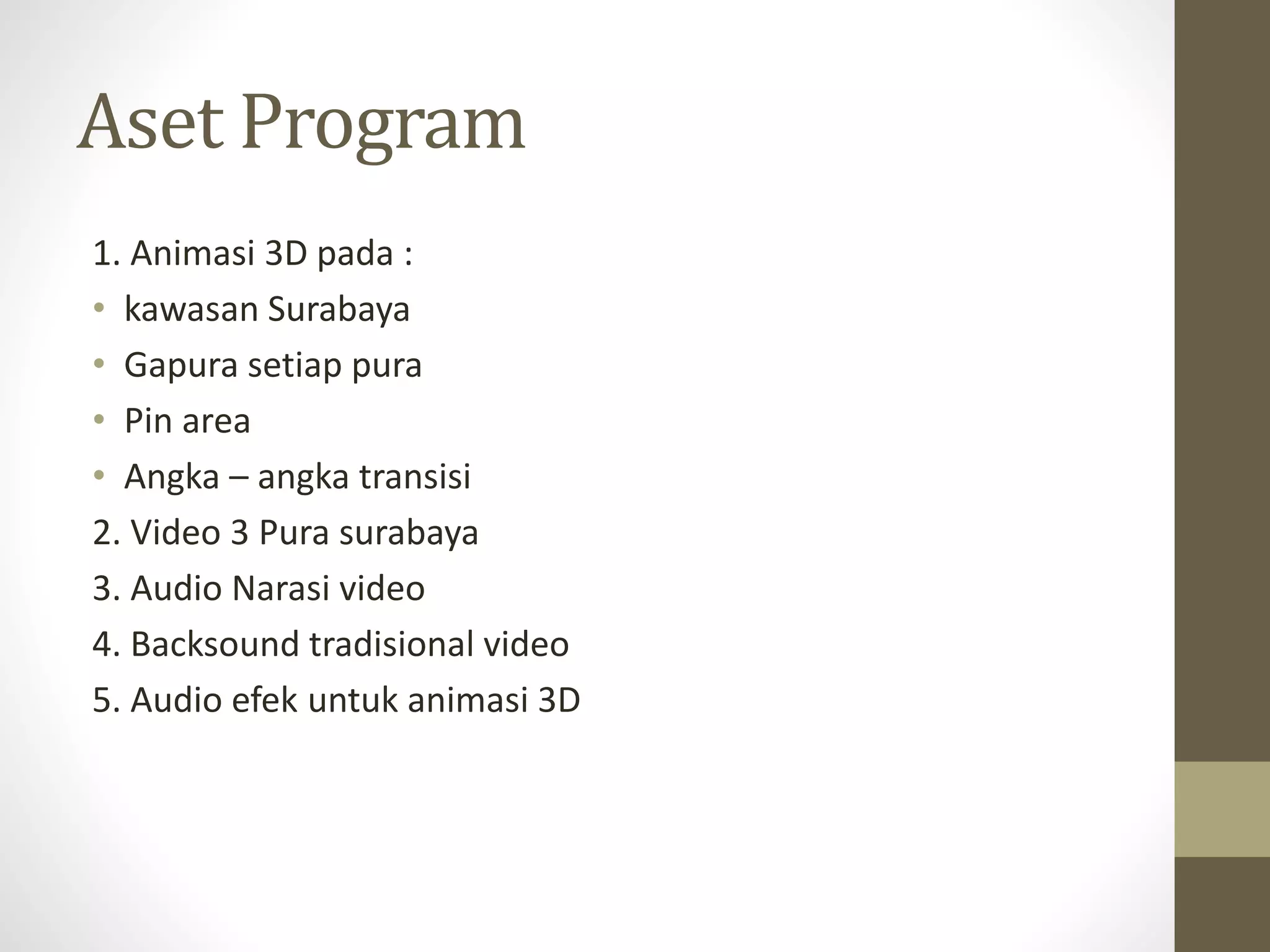 Projek Akhir Mata Kuliah 3D | PPT