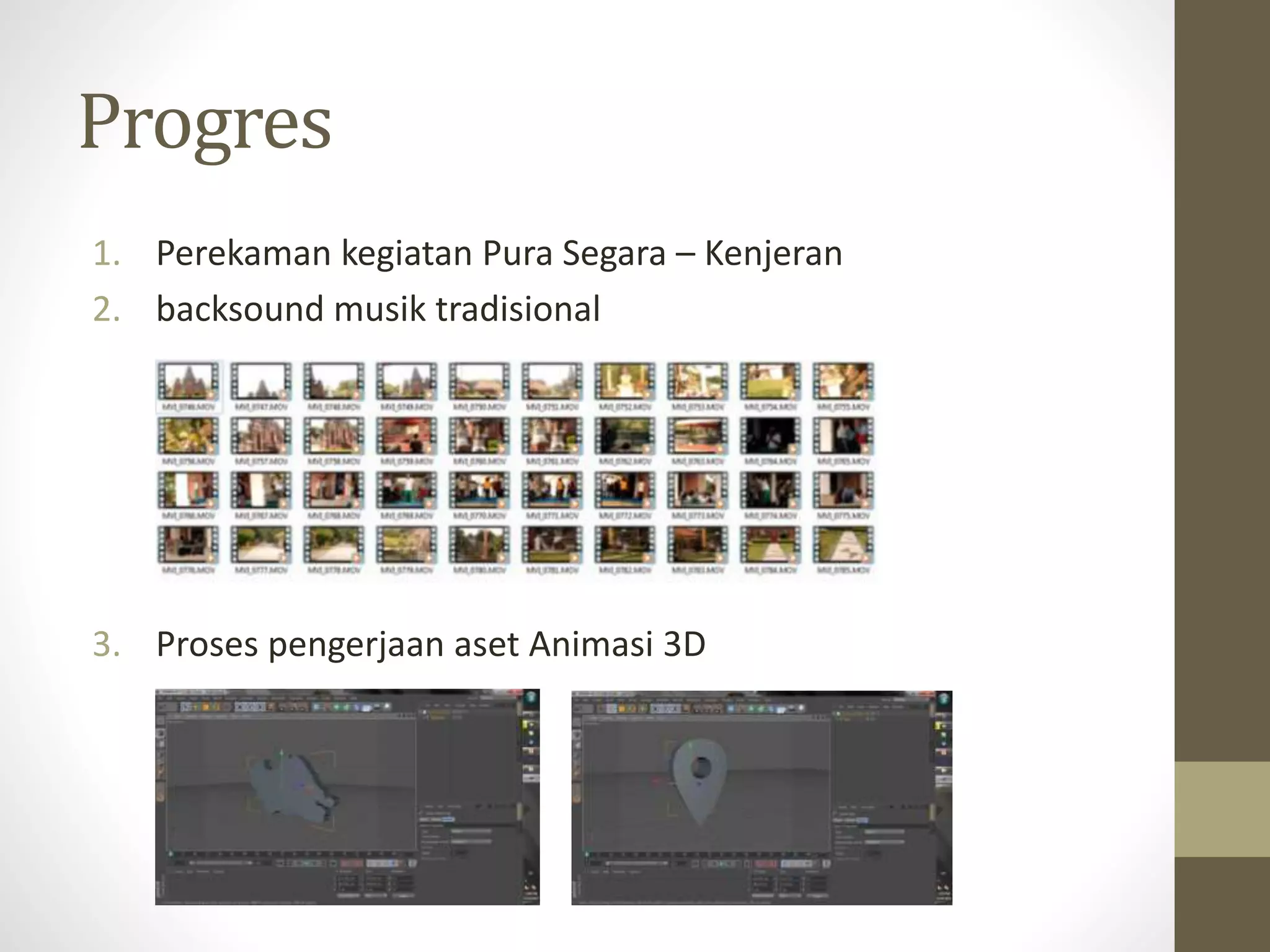 Projek Akhir Mata Kuliah 3D | PPT