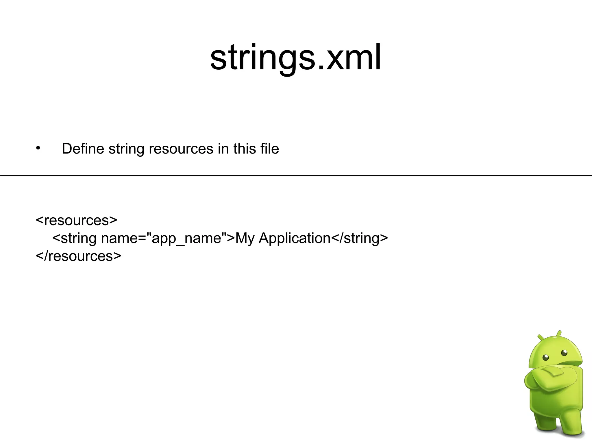 Android Values Folder Ppt