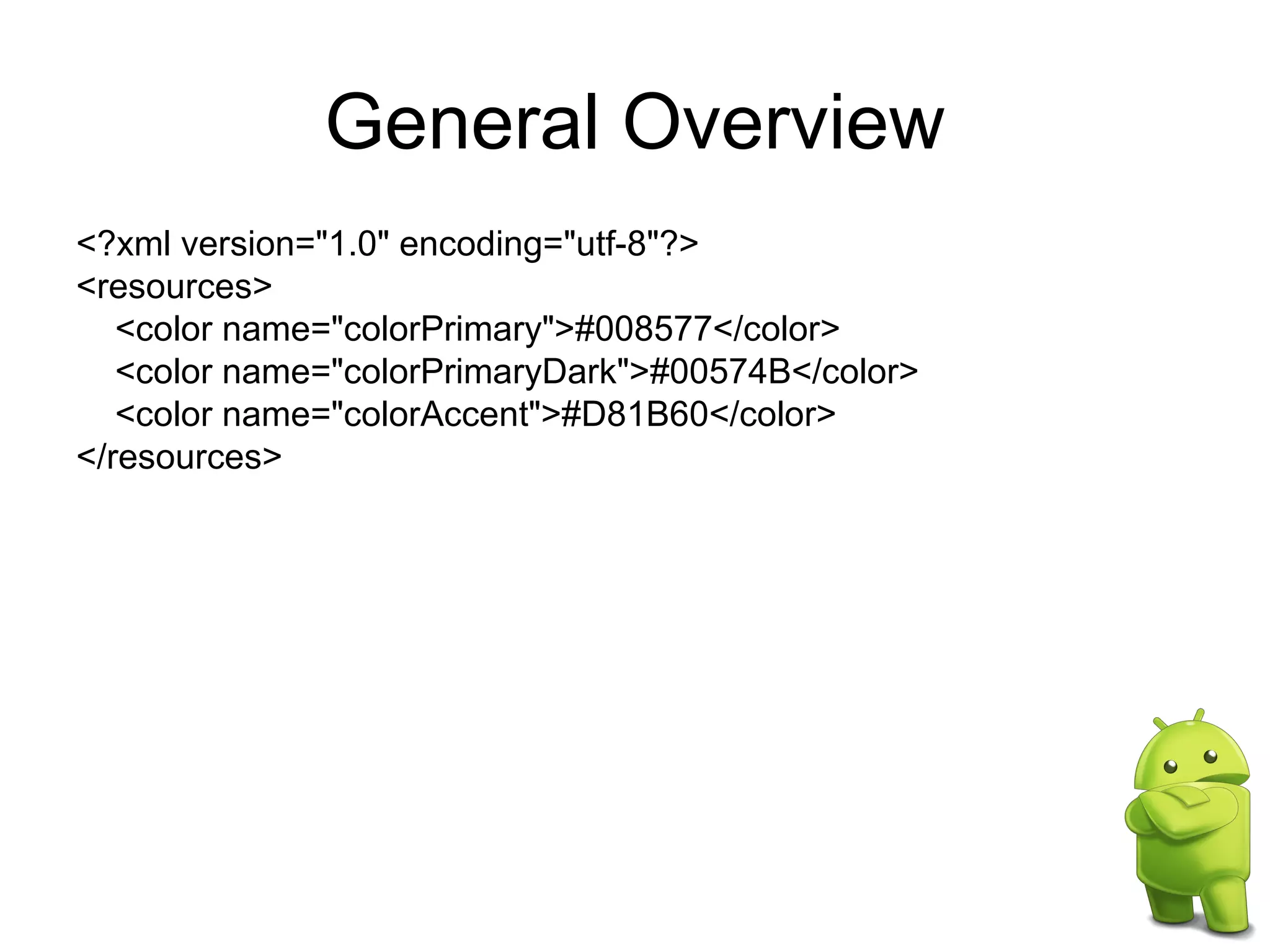 Android - Values folder | PPT
