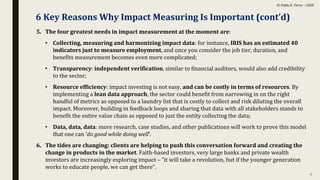 Good Measures: The Case for Quantification in Impact Investment | PDF