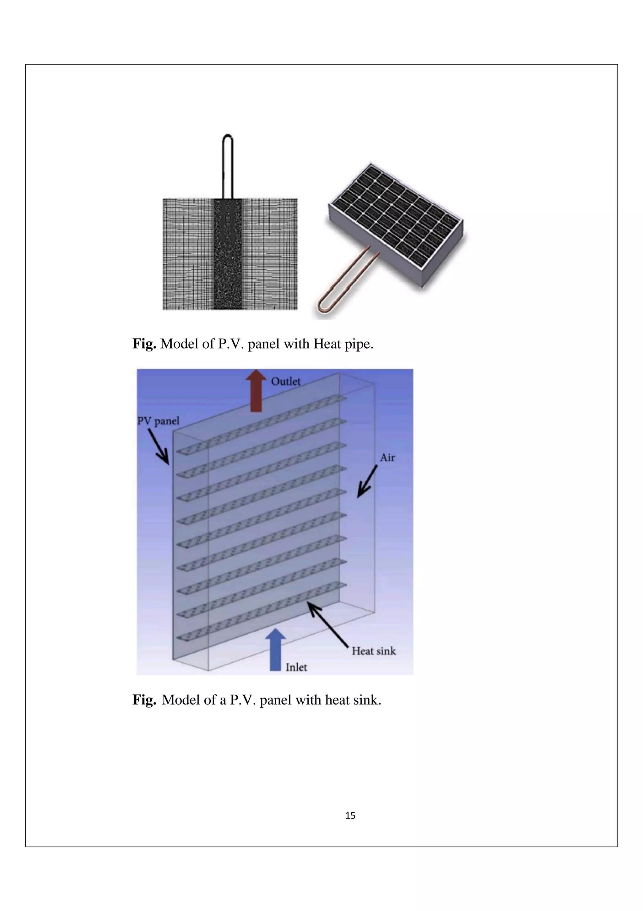 Advance Cooling techniques of PV module. (Seminar report) | PDF