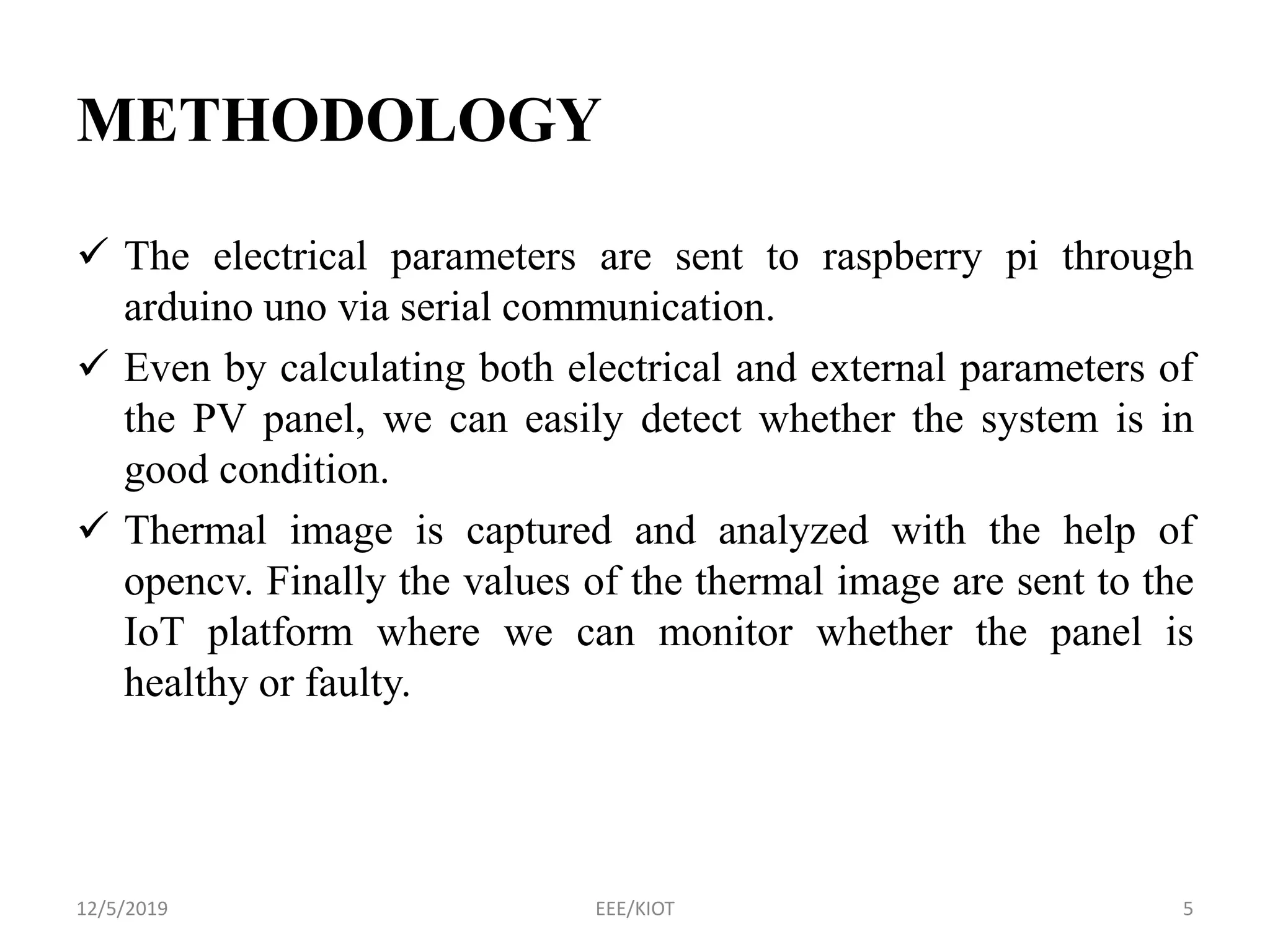 Raspberry Pi Processor For Solar Pv Panel Monitoring Ppt