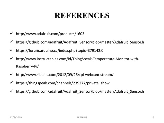 RASPBERRY PI PROCESSOR for solar PV Panel monitoring | PPT