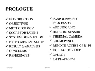 RASPBERRY PI PROCESSOR for solar PV Panel monitoring | PDF