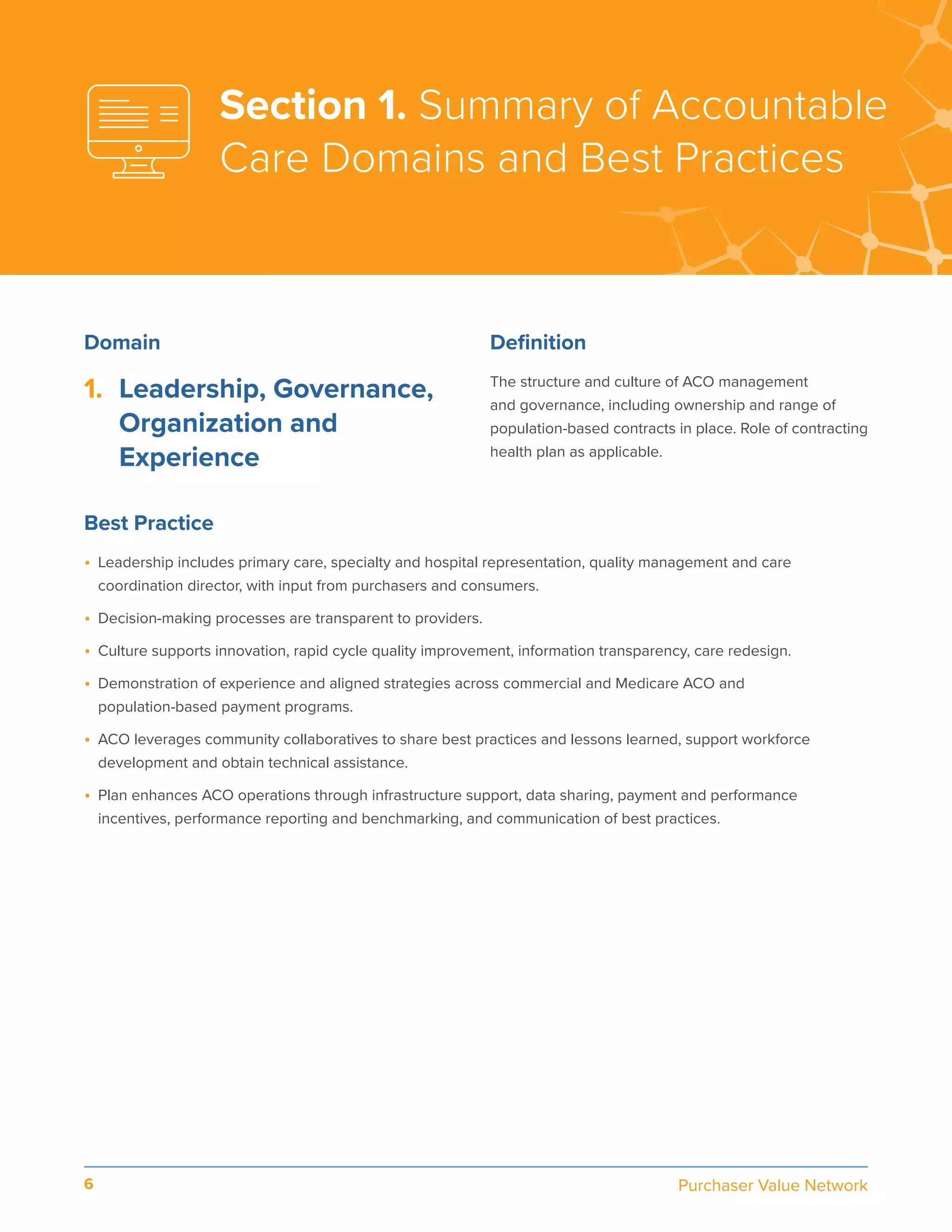 Accountable Care Organization Assessment Toolkit | PDF