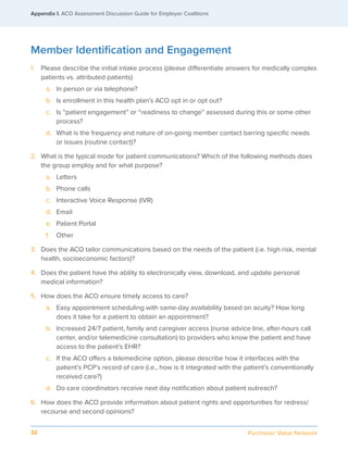Accountable Care Organization Assessment Toolkit | PDF