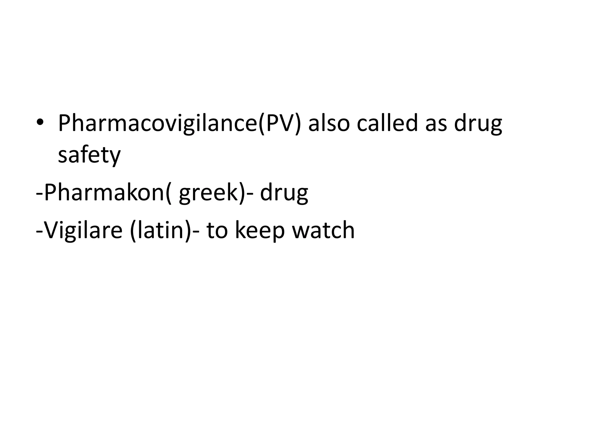 Pharmacovigilance & Adverse drug reaction | PPTX
