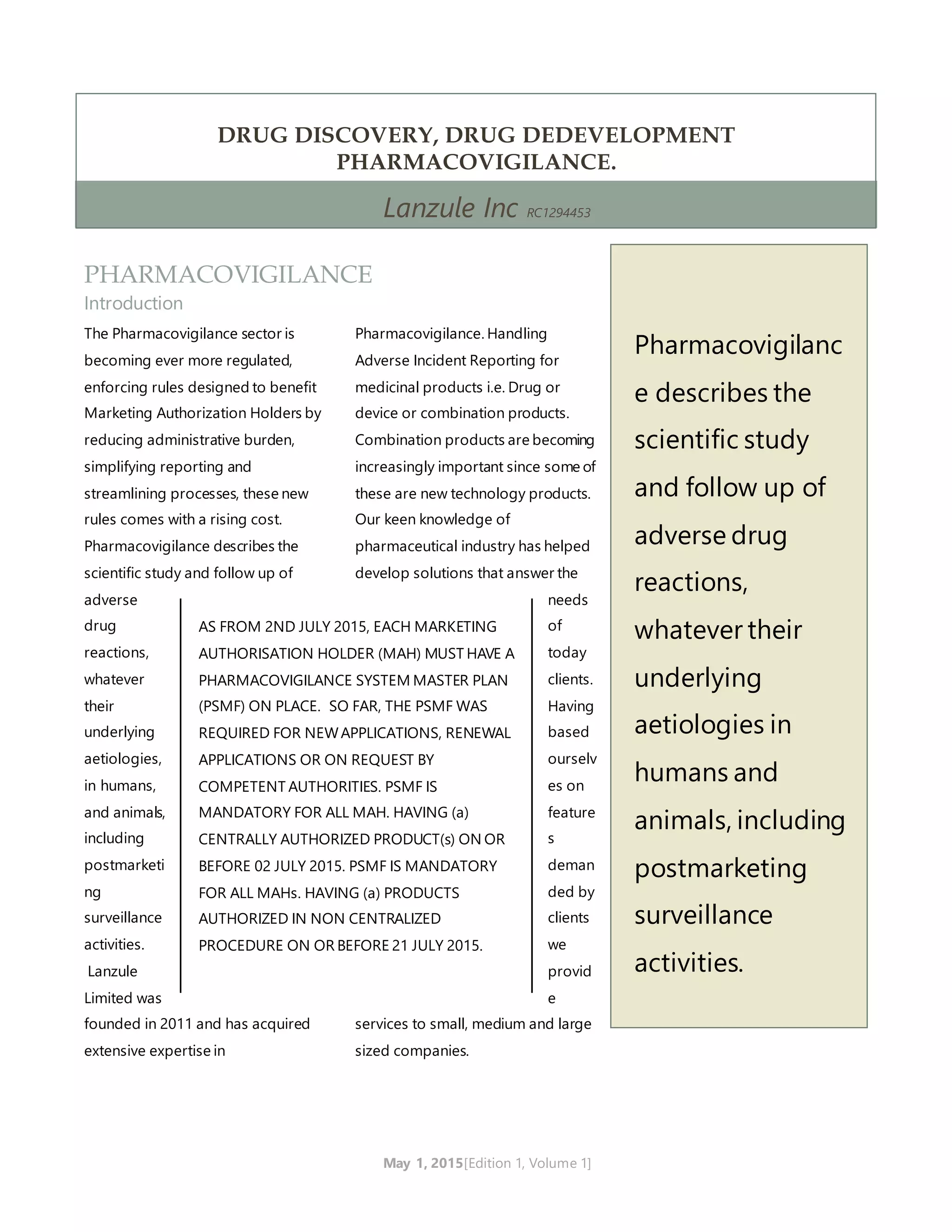 PharmacoVigilance Newsletter | DOCX