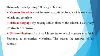 instrumentation of HPLC | PPTX