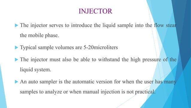 instrumentation of HPLC | PPTX | Chemistry | Science