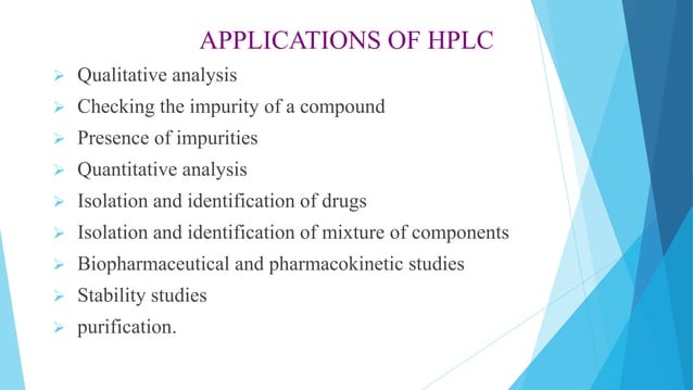 instrumentation of HPLC | PPTX | Chemistry | Science