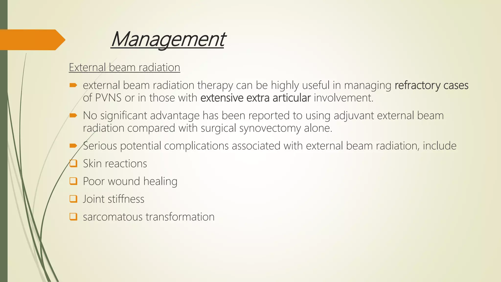 PVNS,SYNOVIAL CHONDROMATOSIS & LOOSE BODIES | PPTX