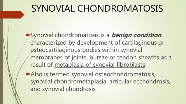 PVNS,SYNOVIAL CHONDROMATOSIS & LOOSE BODIES