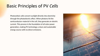 PV power plant Overview and introduction | PPTX