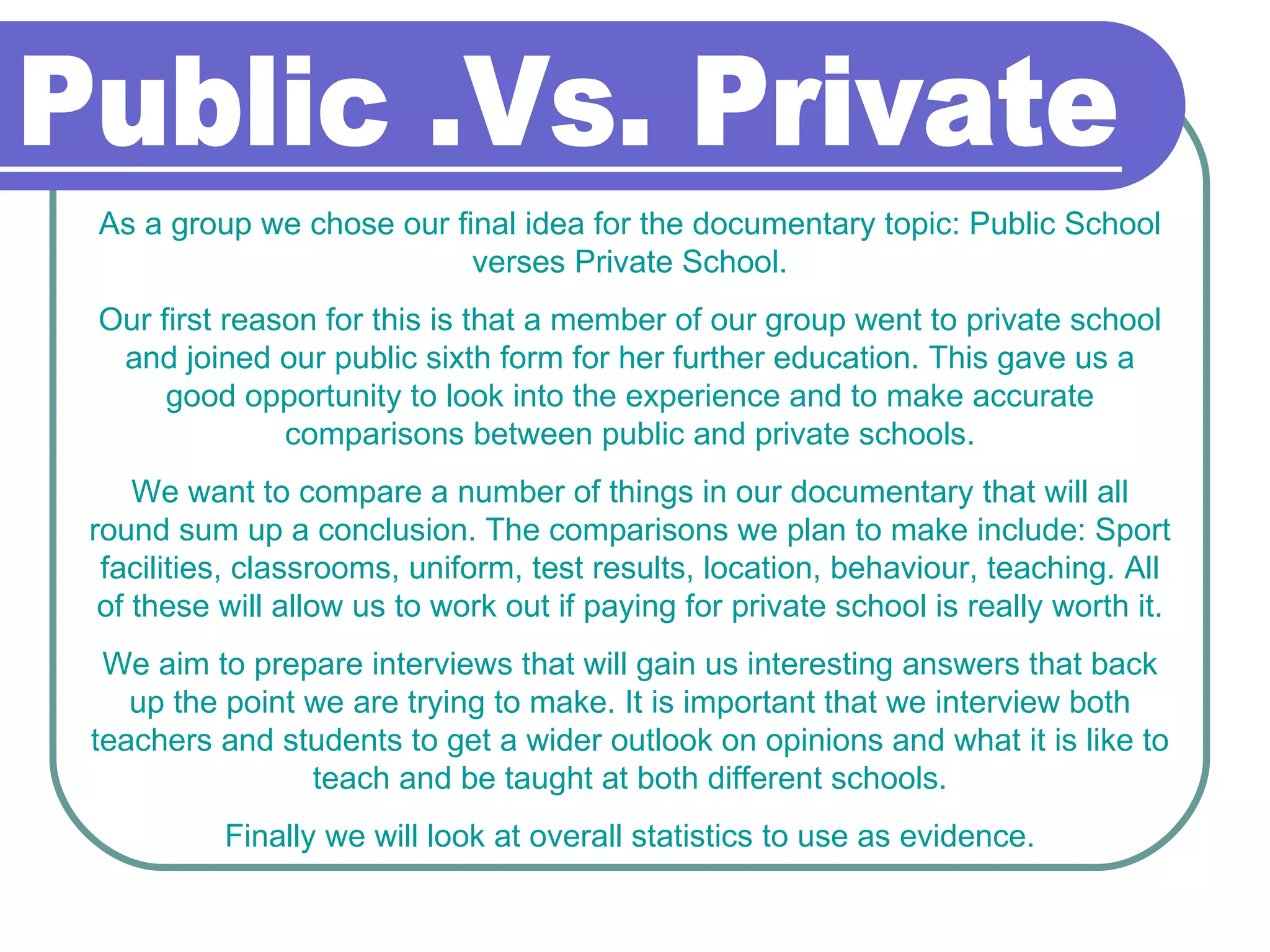 public vs private | PPT