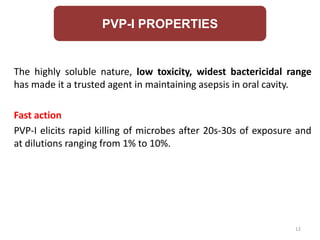 PVP-I in oral care-An update.pptx