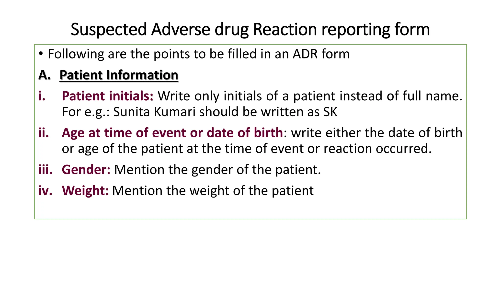 PvPI ADR reporting communication under pvpi | PDF