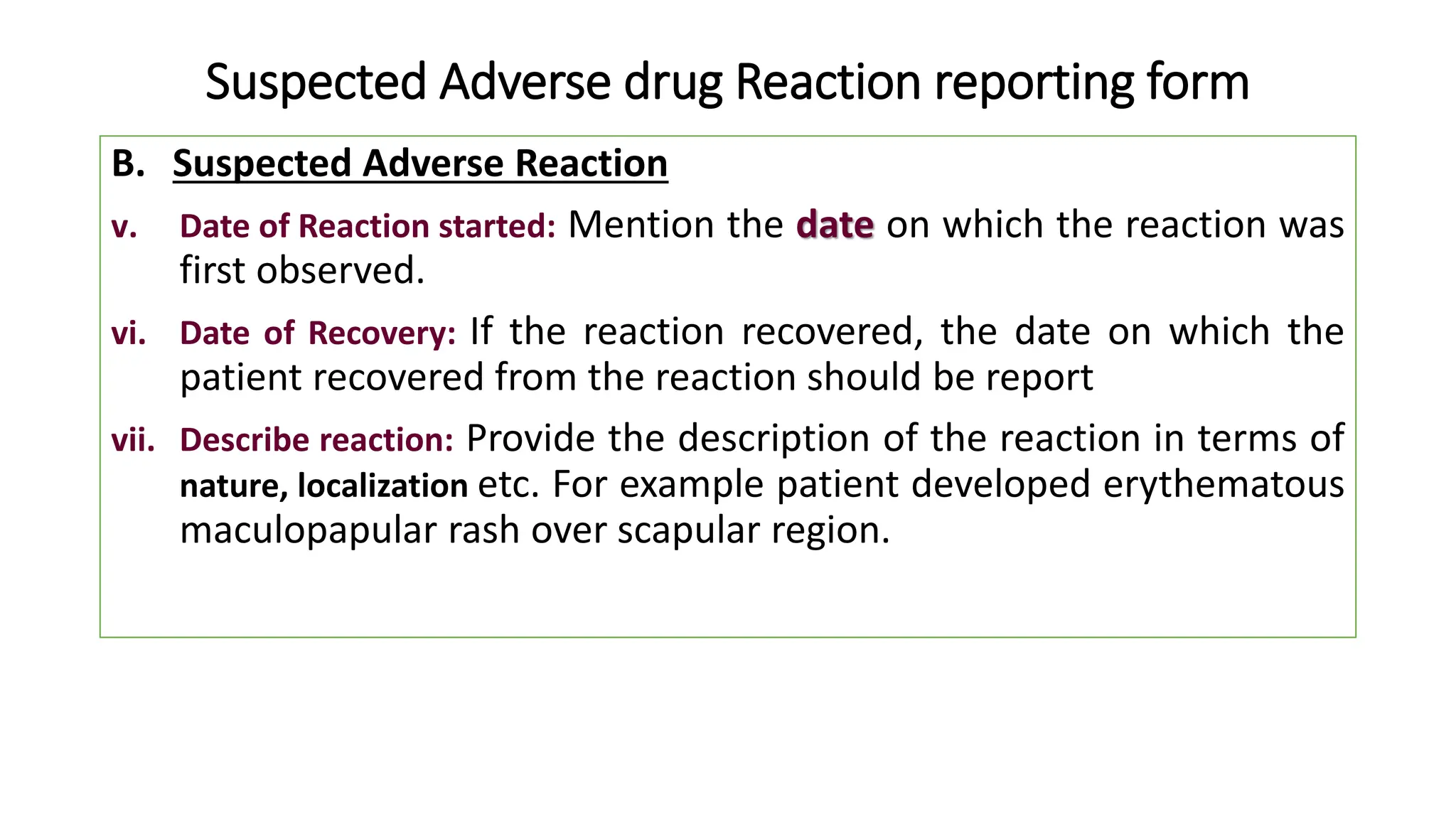 PvPI ADR reporting communication under pvpi | PDF