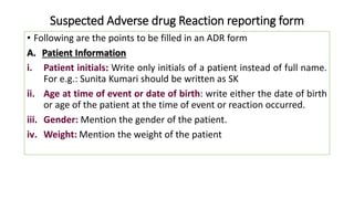 PvPI ADR reporting communication under pvpi | PDF