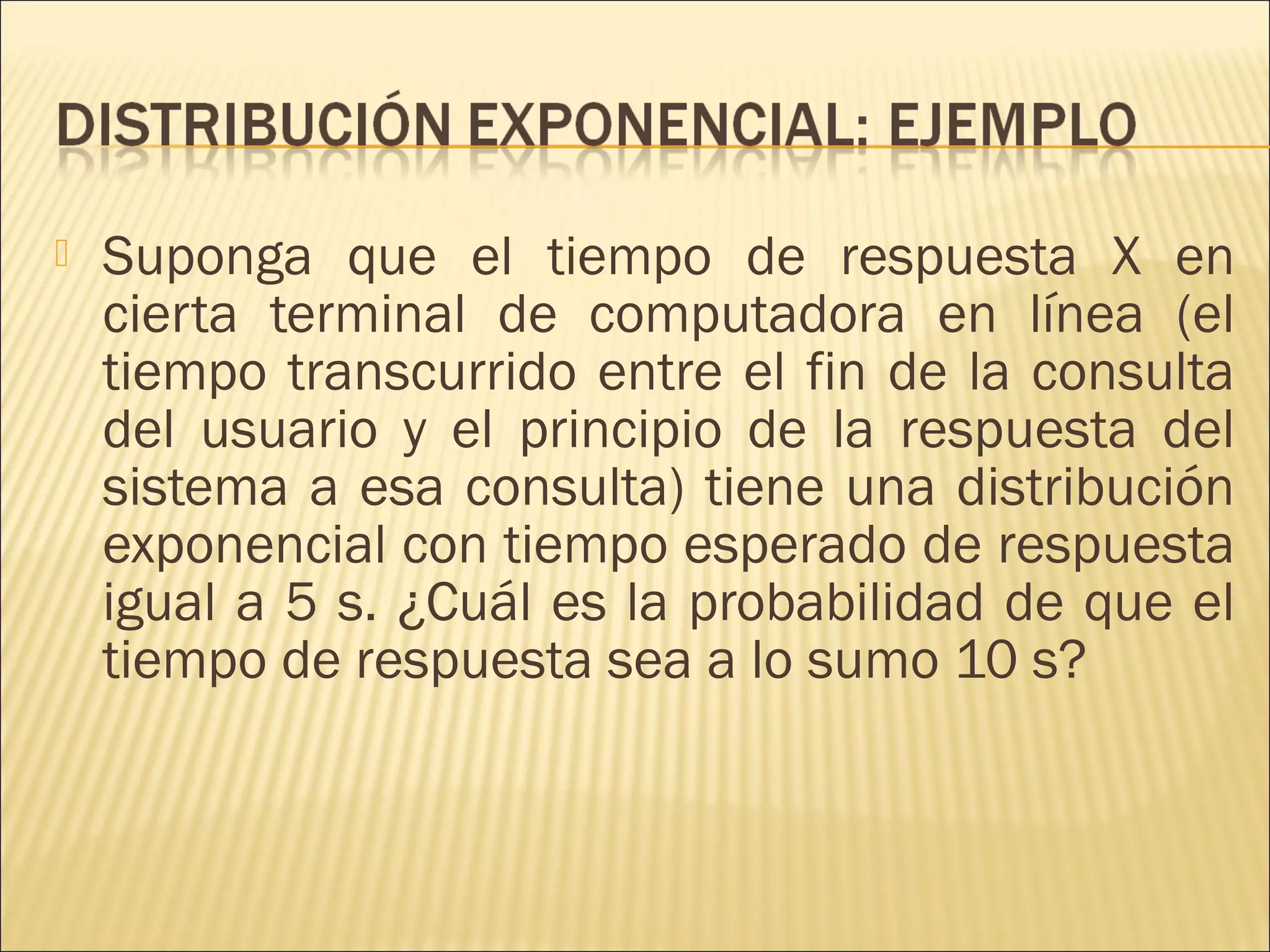 Exponencial Poisson | PPT