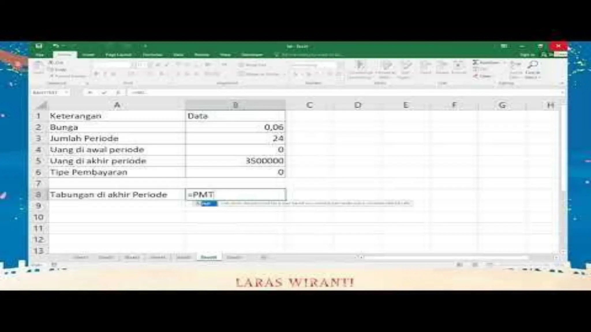 Fungsi Keuangan Excel (3)Tutorial PV PMT FV.pptx