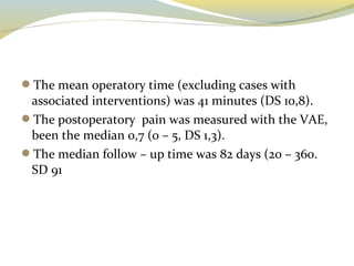 Proceed™ Ventral Patch Ventral Hernia Repair in Ambulatory Surgery. Our ...