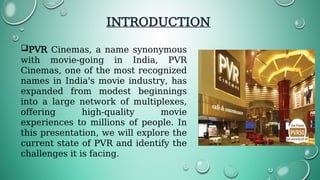 Case study on why pvr is making loss today | PPT