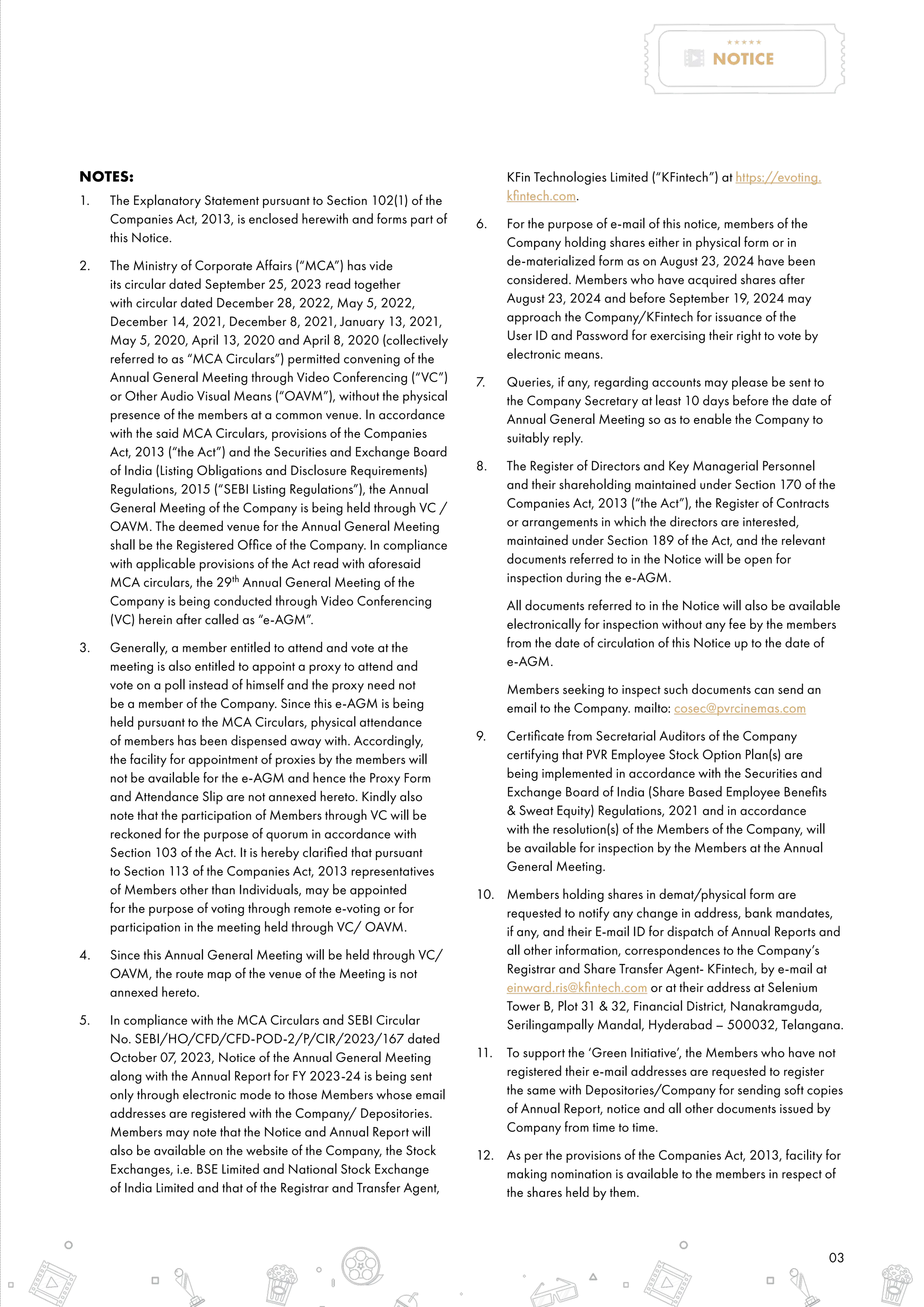 pvr cinemas india annual report 2024.pdf