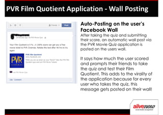 PVR Cinemas Social Media Case Study by Alive Now | PDF