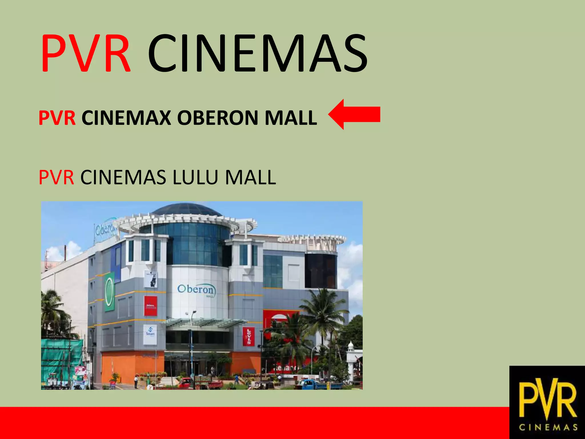 PVR cinemax Architectural Case study By Akash thottarath | PPTX