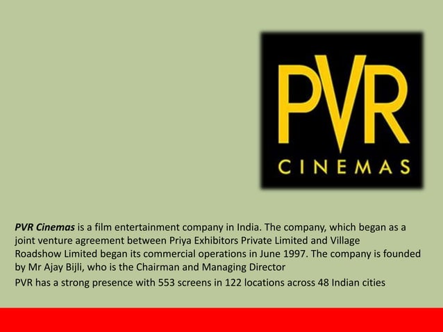 PVR cinemax Architectural Case study By Akash thottarath | PPTX