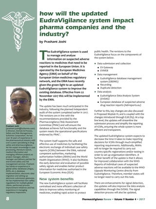 How Will the Updated EudraVigilance System Impact Pharma Companies and ...
