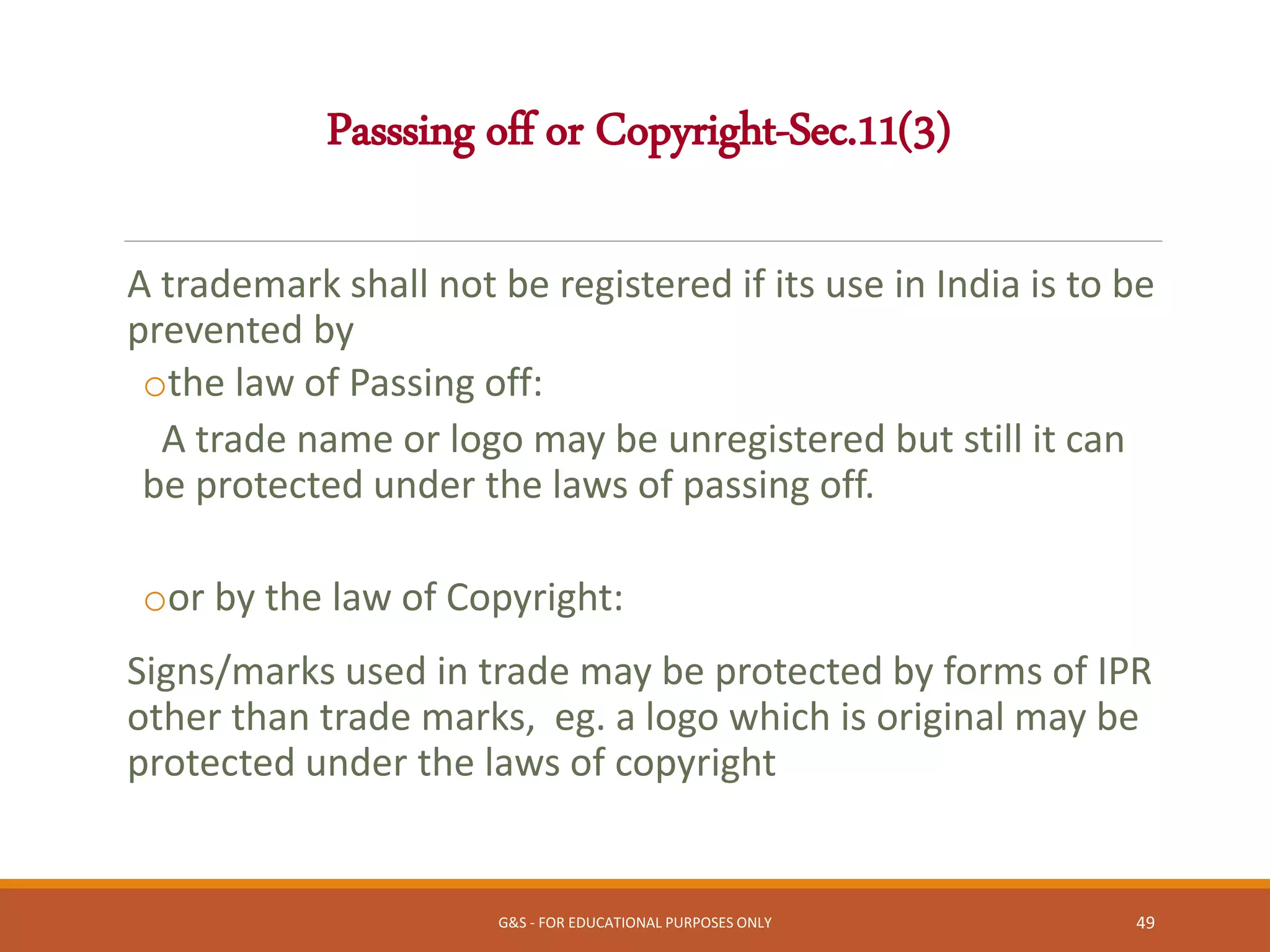 Intellectual Property Rights - Trademark | PPT