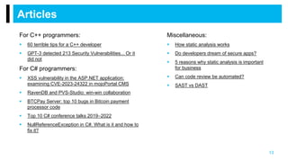 PVS-Studio 7.25 release | PPT
