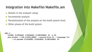 PVS-Studio for Linux (CoreHard presentation) | PPT