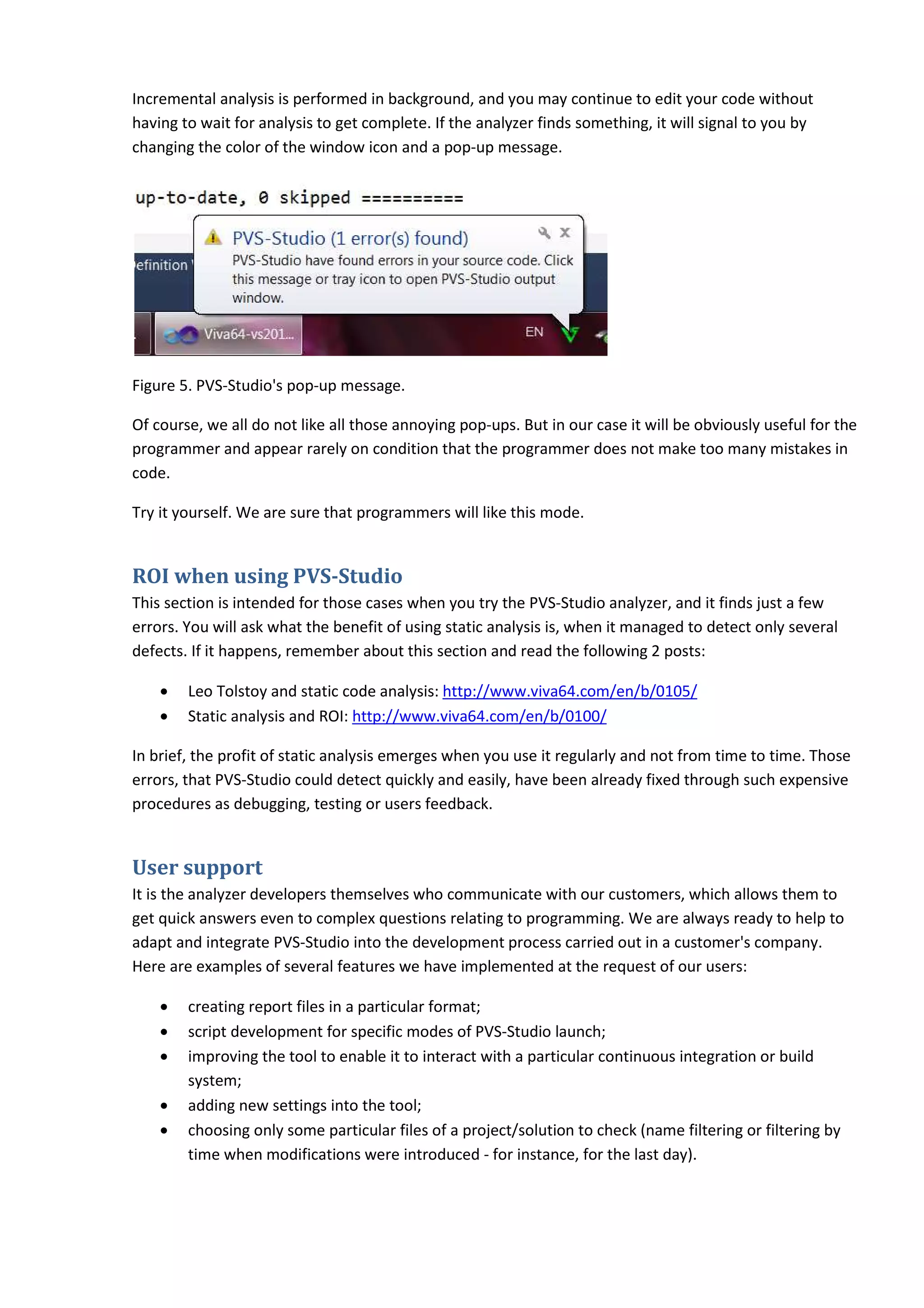 PVS-Studio advertisement - static analysis of C/C++ code | PDF