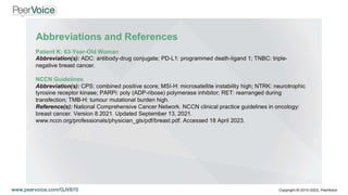 Clinical Case Challenge: Implementing ADCs Into Routine mTNBC Treatment Plans | PPT
