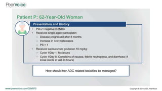 Clinical Case Challenge: Implementing ADCs Into Routine mTNBC Treatment Plans | PPT