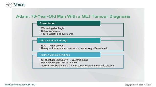 Here’s The Challenge! Overcoming Tumour Heterogeneity in Gastric/GEJ ...