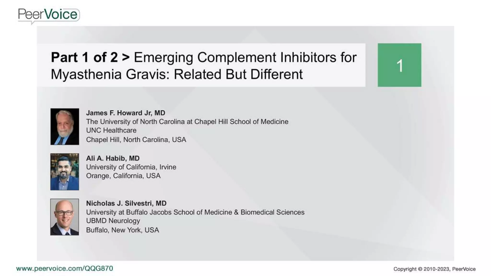 Complement-Mediated Attack of the Neuromuscular Junction in gMG: The C5 ...