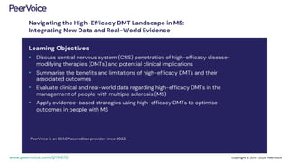 Navigating the High-Efficacy DMT Landscape in MS: Integrating New Data ...