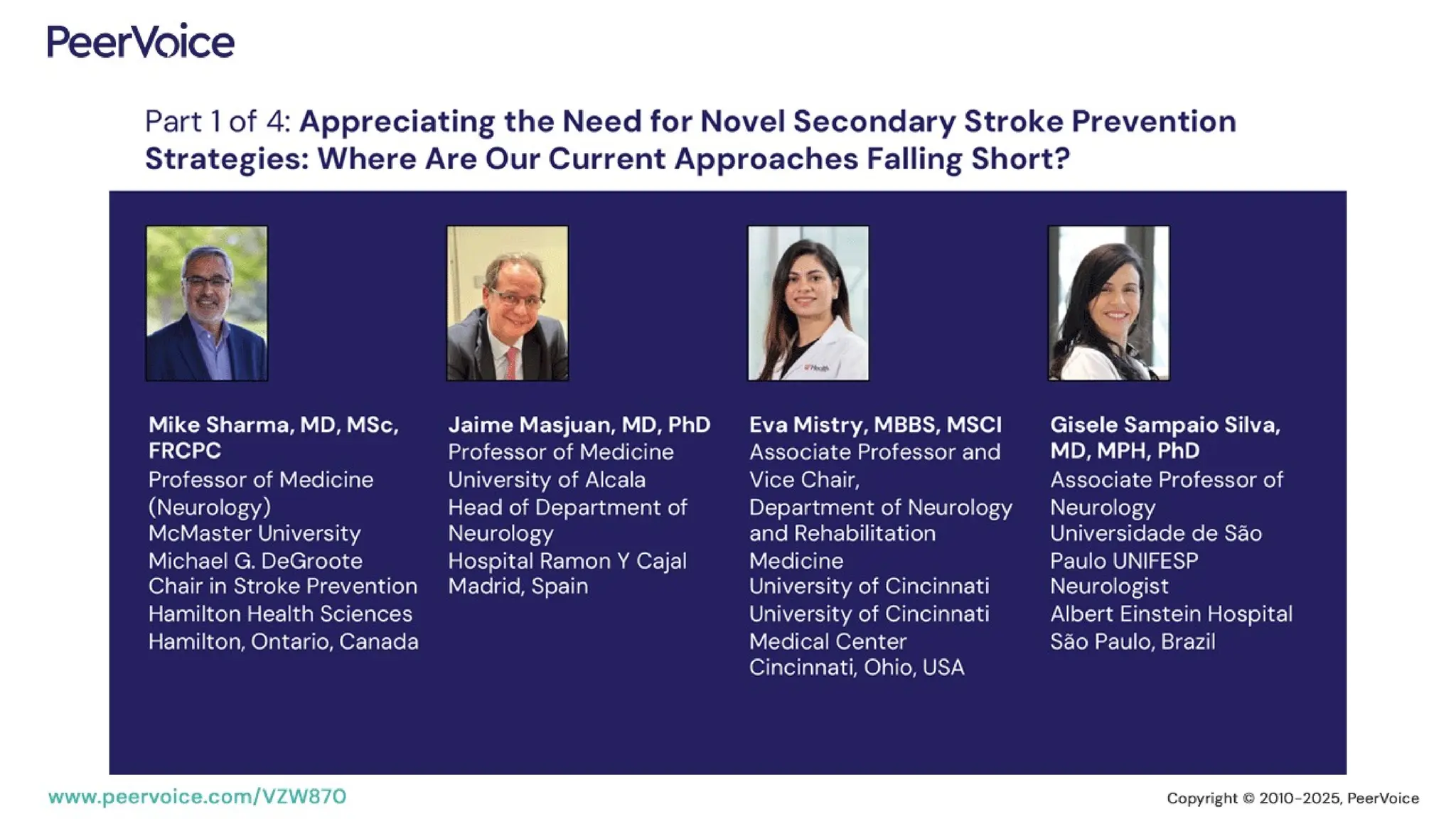 Challenging the Status Quo in Secondary Stroke Prevention: Current ...