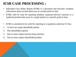 Pharmacovigilance- an overview | PPTX