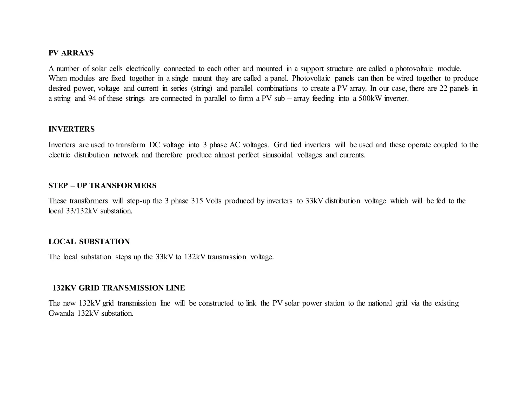 Pv solar layout | DOCX